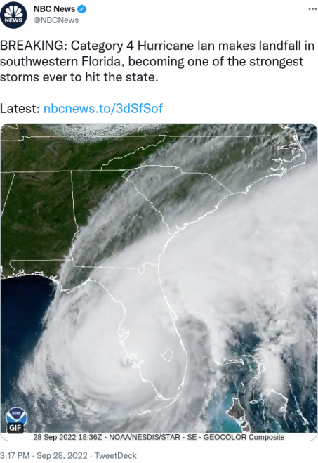 Surviving the Hurricane, So Far : The Other McCain