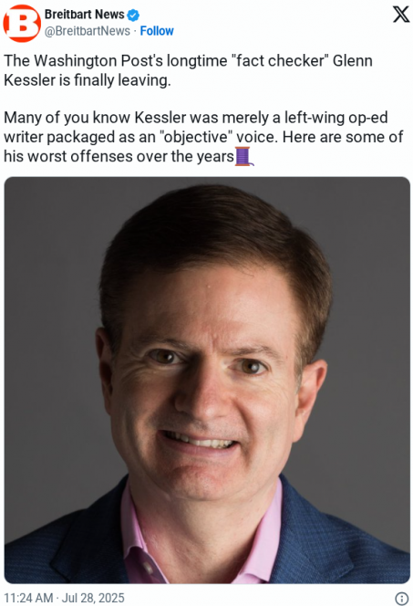 WaPo Finally Dumps Dishonest Partisan Propaganda Merchant Glenn Kessler ...